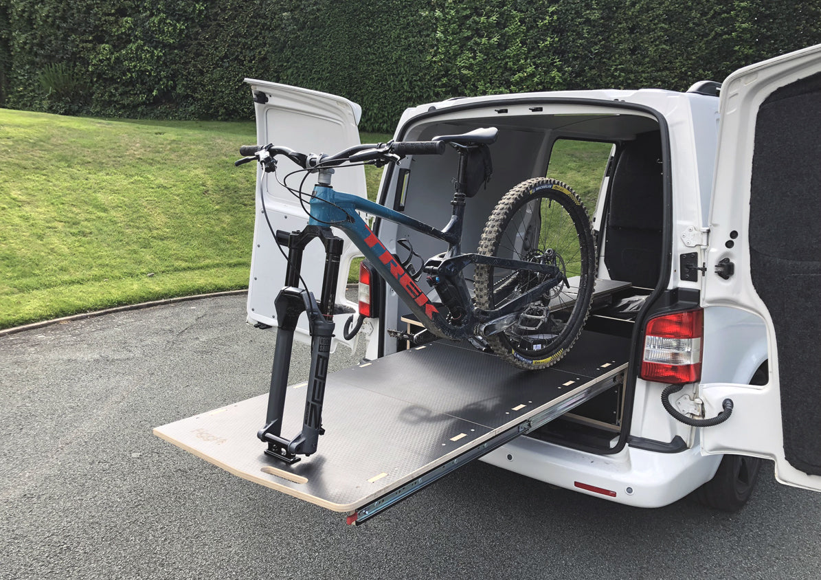 Piggl BIKE SLIDE - Flat pack Campervan Furniture for VW Transporters